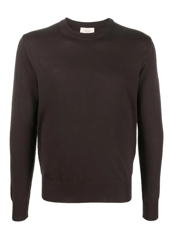 Altea Long-sleeved Fine-knit Jumper - Brown