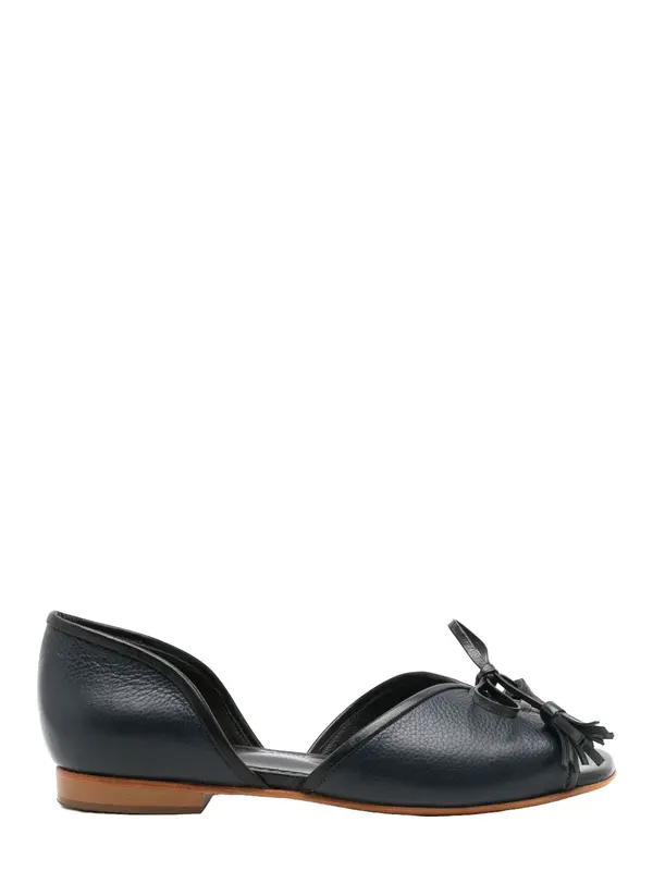 STUDIO CHOFAKIAN Norway Flat Sandals - Black