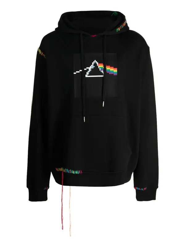 MOSTLY HEARD RARELY SEEN Graphic-print Cotton Hoodie - Black