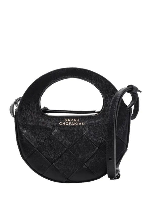 STUDIO CHOFAKIAN Martha Logo-print Bag - Black