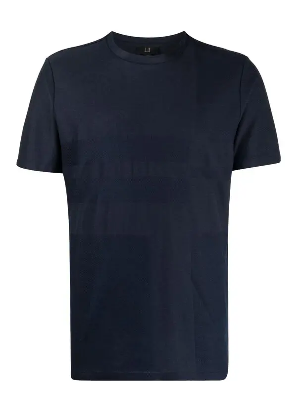 Dunhill Jacquard Crew-neck T-shirt - Blue