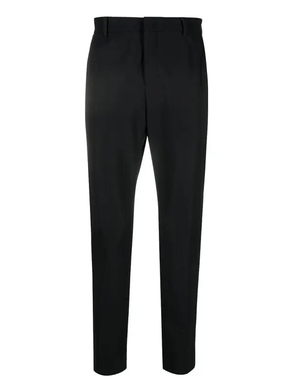 PT TORINO Straight-leg Chino Trousers - Black
