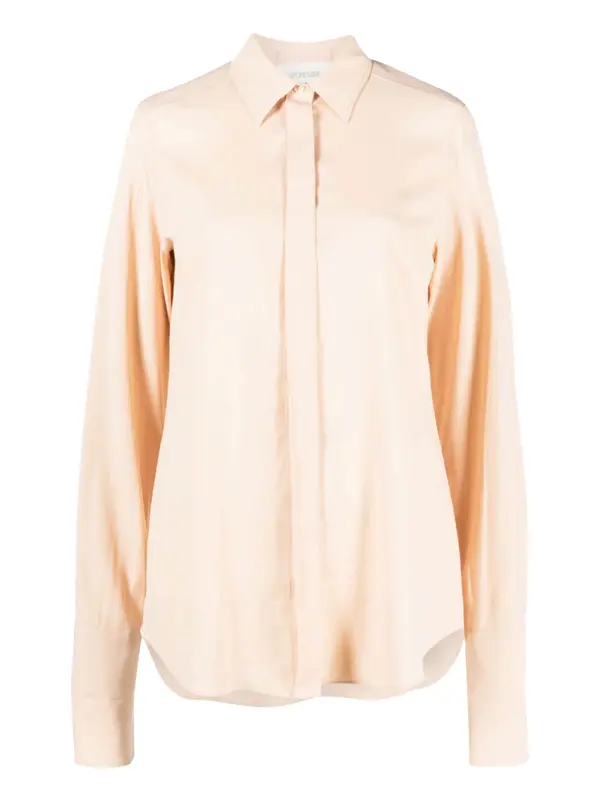 Sportmax Yen Long-sleeve Shirt - Neutrals
