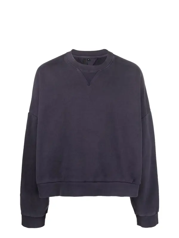 ENTIRE STUDIOS Drop-shoulder Crew-neck Sweatshirt - Blue