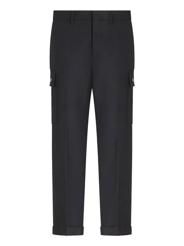 Etro Cargo-pockets Tapered Trousers - Grey