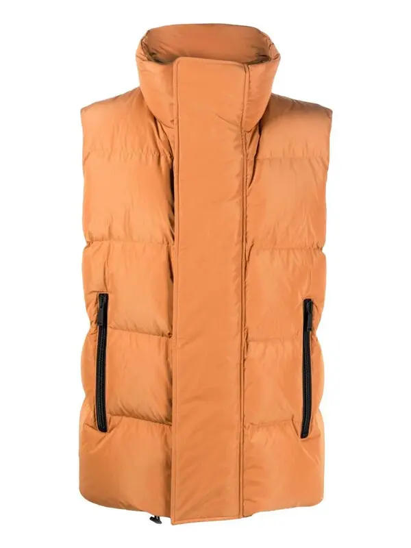 Dsquared2 Funnel-neck Padded Gilet - Orange