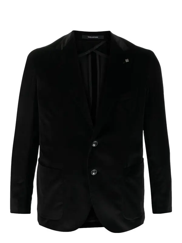 Tagliatore Single-breasted Tailored Blazer - Black