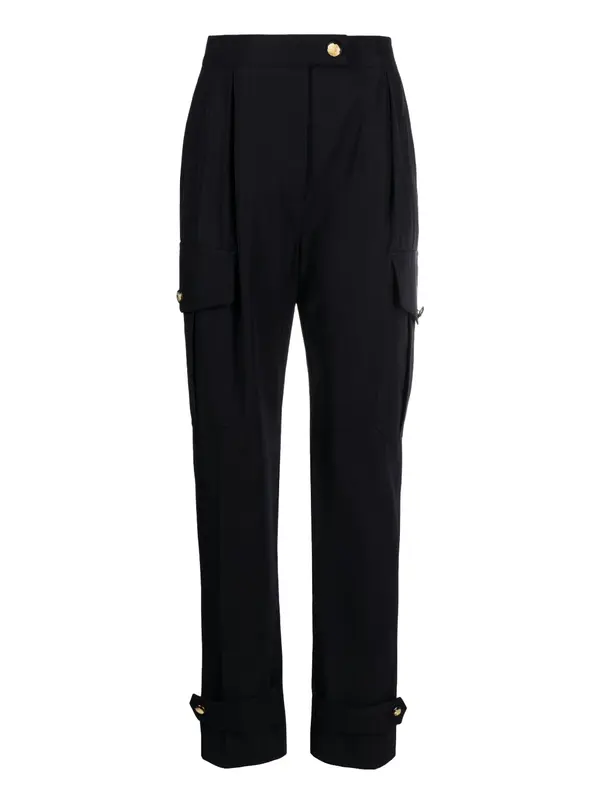 Alexander McQueen Tapered Cargo Trousers - Blue