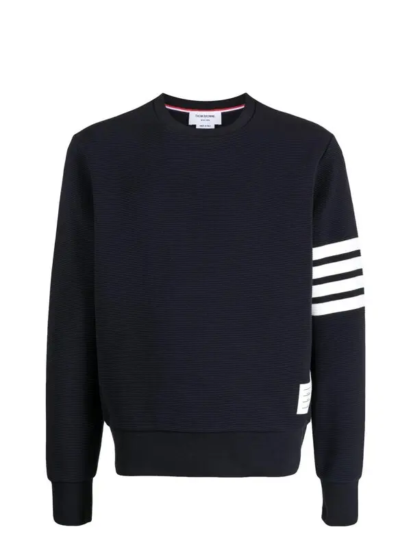 Thom Browne 4-bar Stripe Sweatshirt - Blue
