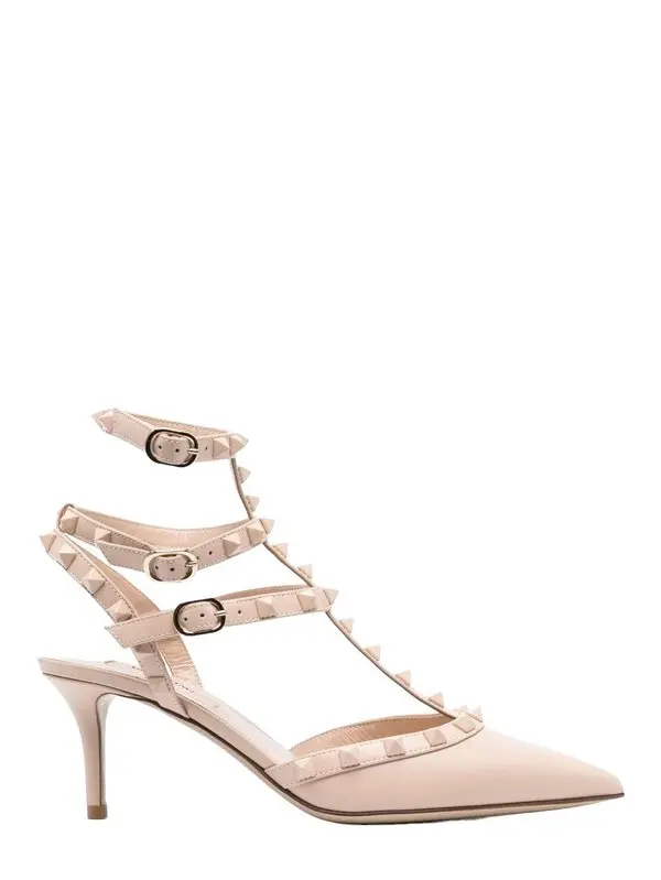 Valentino Garavani Rockstud 70mm Leather Pumps - Pink