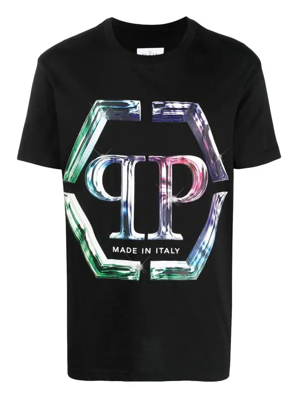 Philipp Plein Logo-print Cotton T-shirt - Black