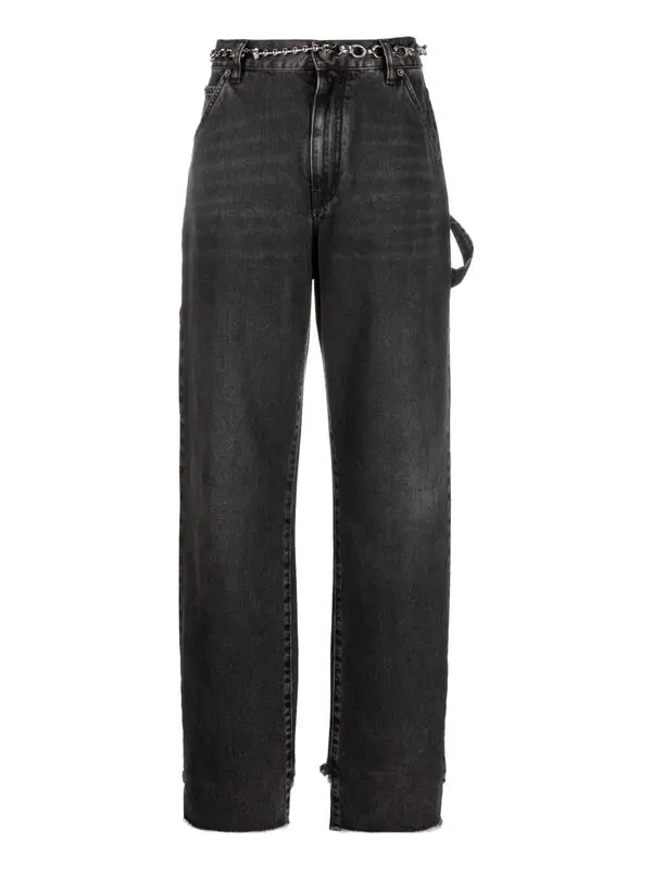 DARKPARK Wide-leg Carpenter Jeans - Black