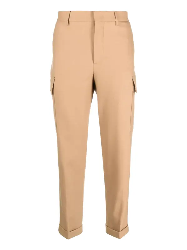 Etro Cargo-pockets Tapered Trousers - Brown