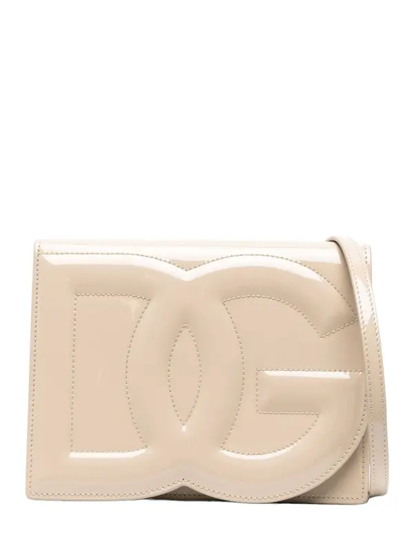 Dolce & Gabbana Leather Crossbody Bag - Neutrals