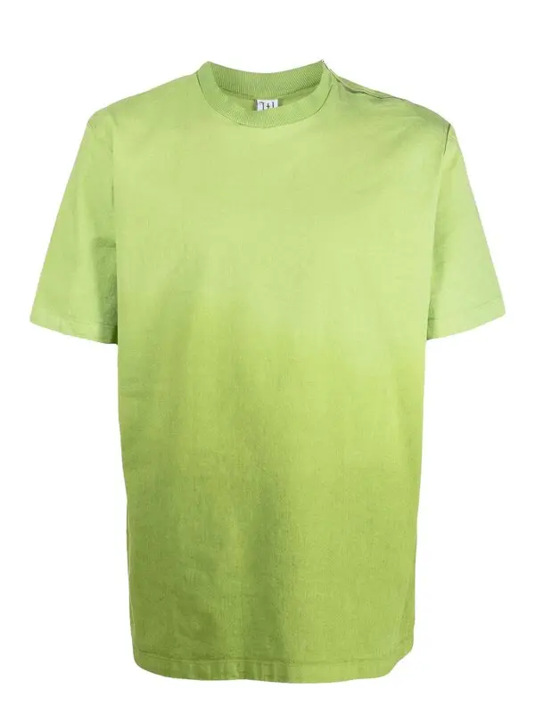 WINNIE N.Y.C Ombré-effect Cotton-blend T-shirt - Green