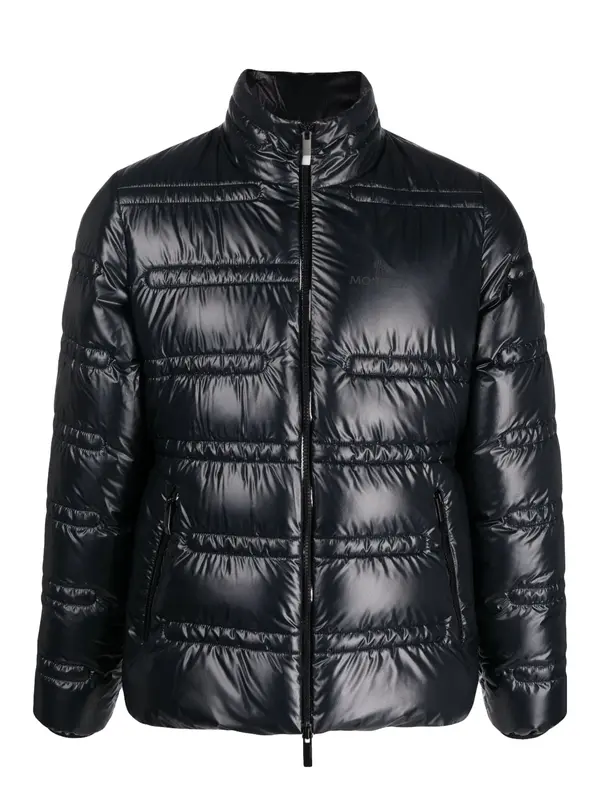 Moncler Logo-print Padded Jacket - Black