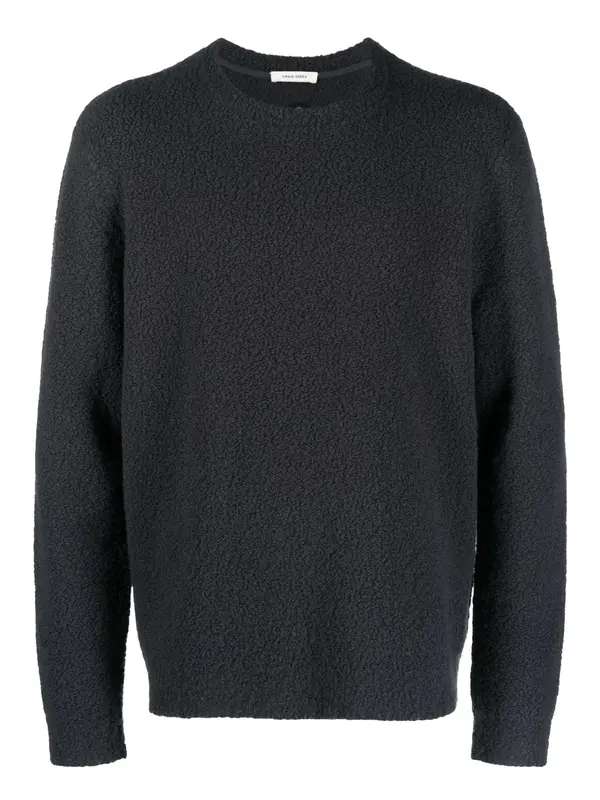 CRAIG GREEN Logo-plaque Fleece Jumper - Grey