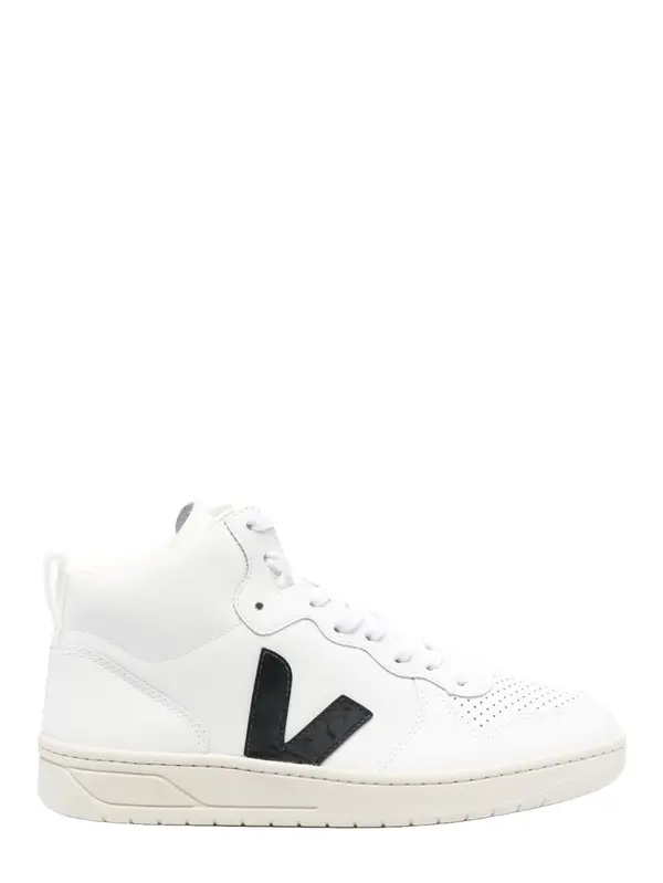VEJA V-15 High-top Sneakers - White