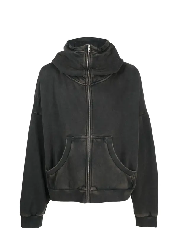 ENTIRE STUDIOS Zip-fastening Cotton Hoodie - Black