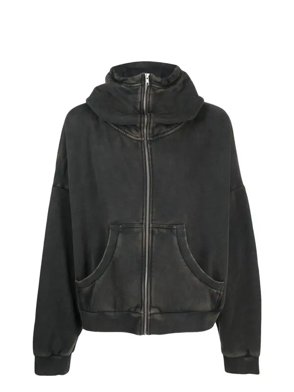 ENTIRE STUDIOS Zip-fastening Cotton Hoodie - Black