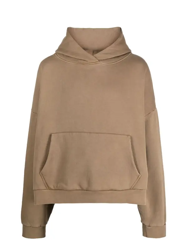 ENTIRE STUDIOS Drop-shoulder Cotton Hoodie - Neutrals