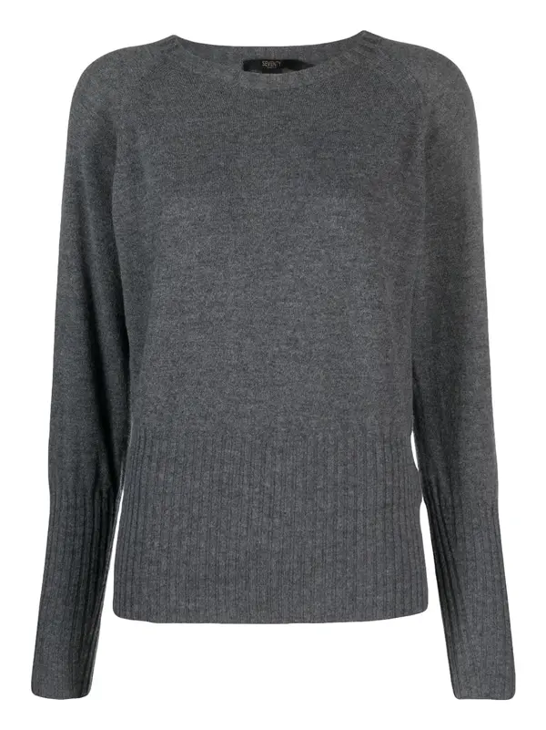Seventy Ribbed Wool-cashmere Jumper - Grey