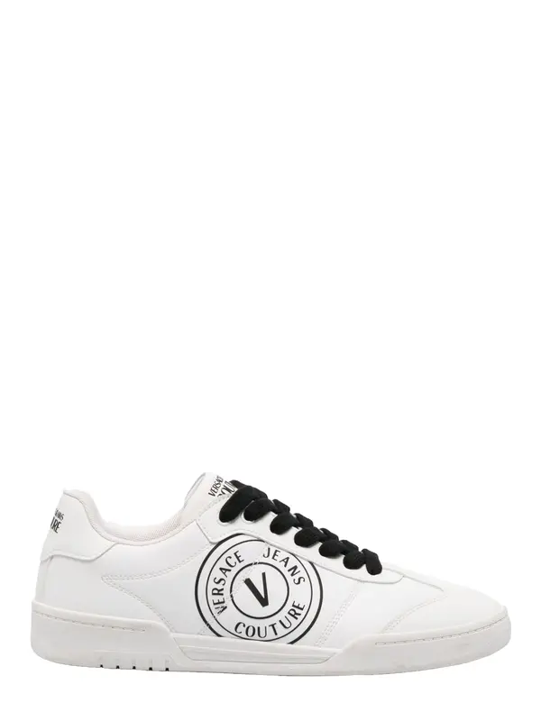 Versace Brooklyn V-emblem Sneakers - White