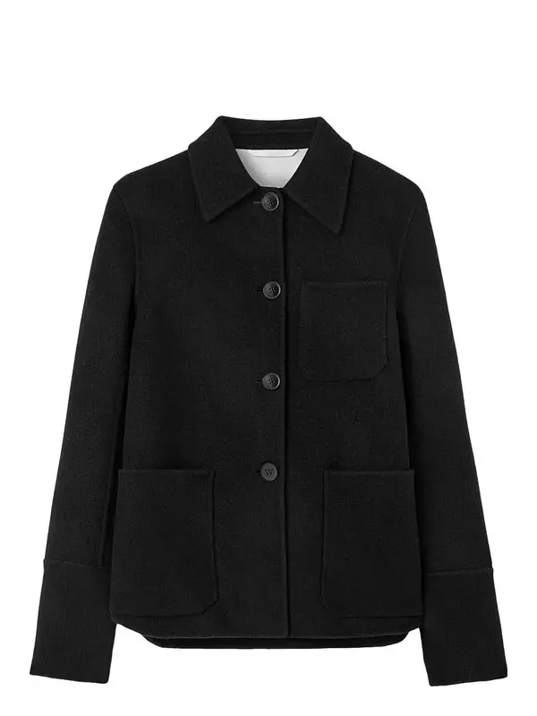JIL SANDER Single-breasted Jacket - Black