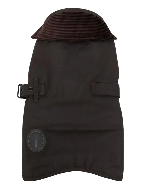 Barbour Corduroy-collar Dog Raincoat - Green