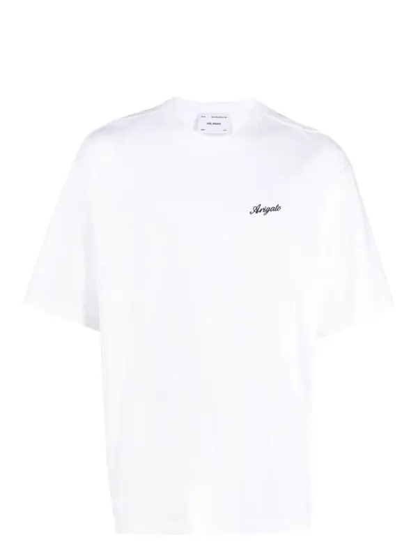 Axel Arigato Logo-embroidered T-shirt - White