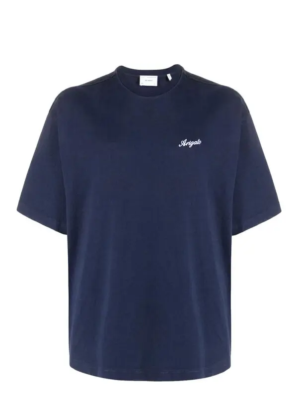 Axel Arigato Logo-embroidered T-shirt - Blue