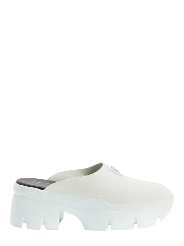GIUSEPPE ZANOTTI Apocalypse Slip-on Mules - White