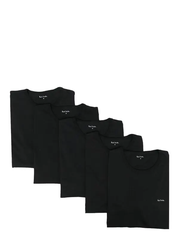 Paul Smith Logo-print Cotton T-shirt - Black
