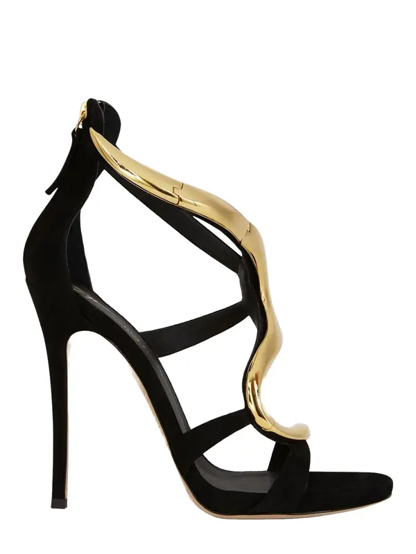 GIUSEPPE ZANOTTI Venere 120mm Stiletto Sandals - Black