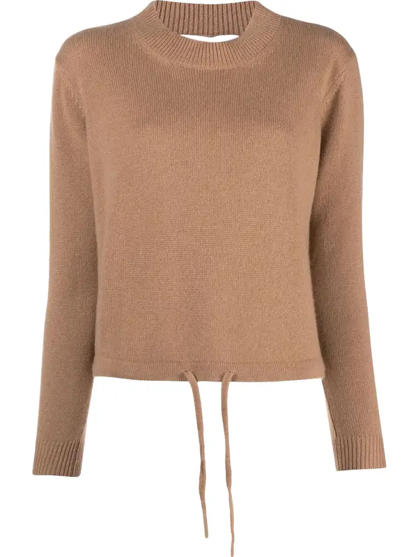 LISKA Cashmere Jumper - Brown