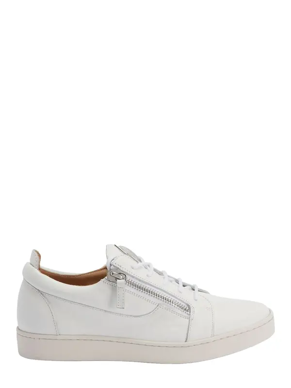 GIUSEPPE ZANOTTI Frankie Double-zip Low-top Sneakers - White
