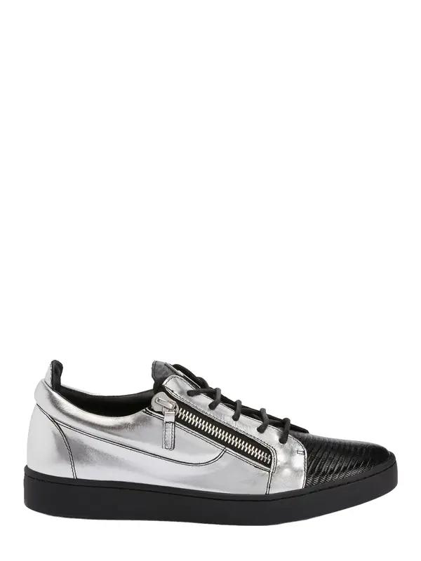 GIUSEPPE ZANOTTI Frankie Double-zip Low-top Sneakers - Multicolour