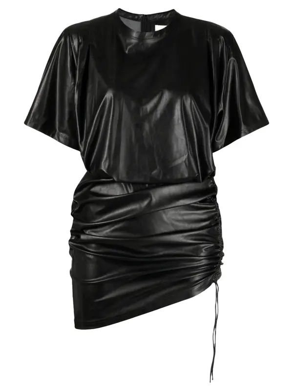 MARANT ETOILE Balesi Short-sleeve Minidress - Black