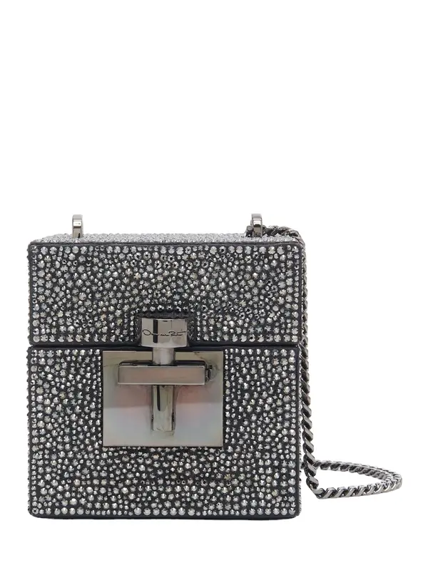 Oscar De La Renta Alibi Cube Bag - Black