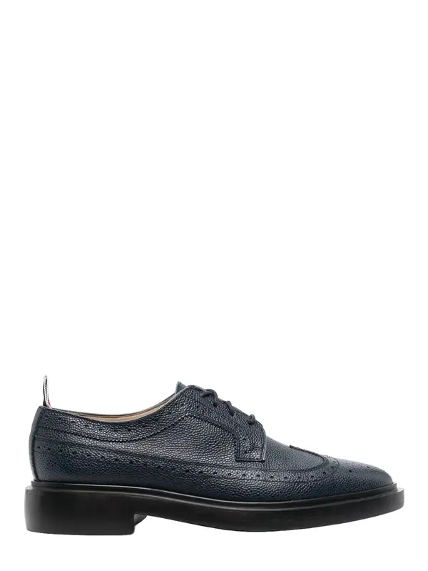 Thom Browne Lace-up Leather Brogue - Blue