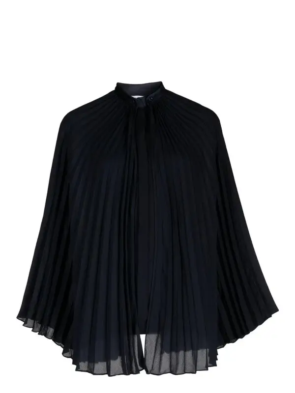 Dice Kayek Pleated Blouse - Blue
