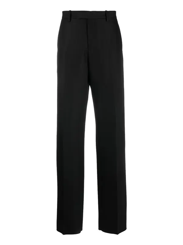 Off-White Straight-leg Tailored Trousers - Black