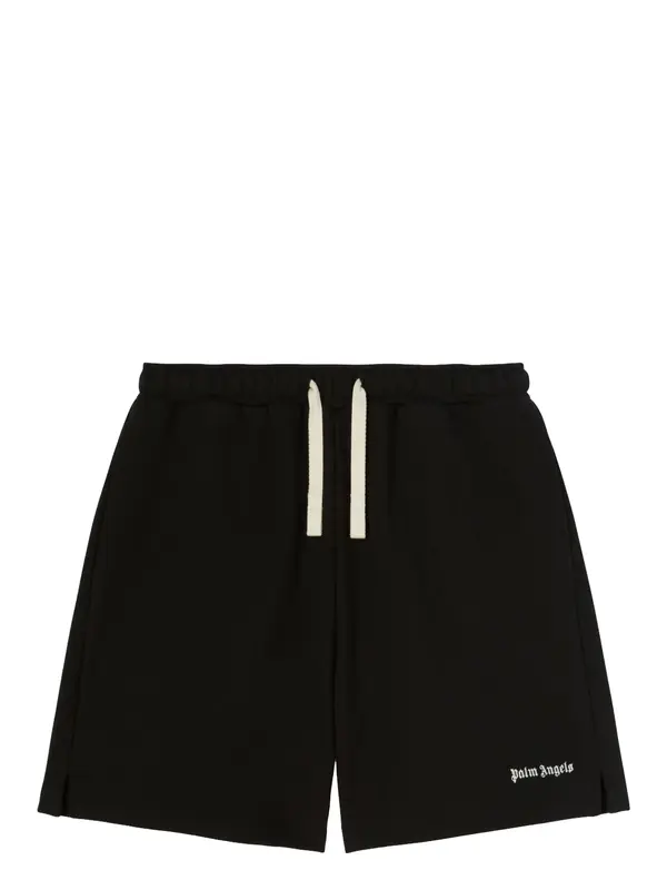 Palm Angels Embroidered Logo Track Shorts - Black