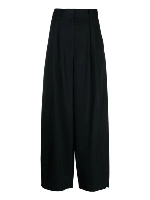 BY MALENE BIRGER Piscali High-waist Trousers - Black