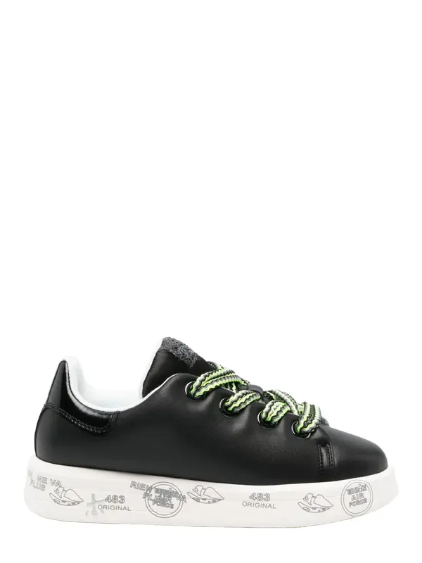 Premiata Belle 6550 Leather Sneakers - Black