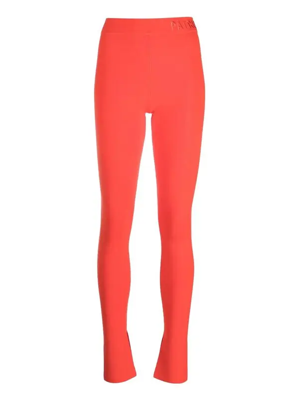 Patrizia Pepe Logo Waistband Trousers - Orange