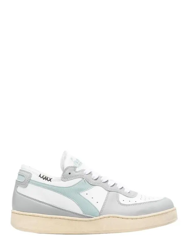 DIADORA Mi Basket Row Cut Sneakers - White