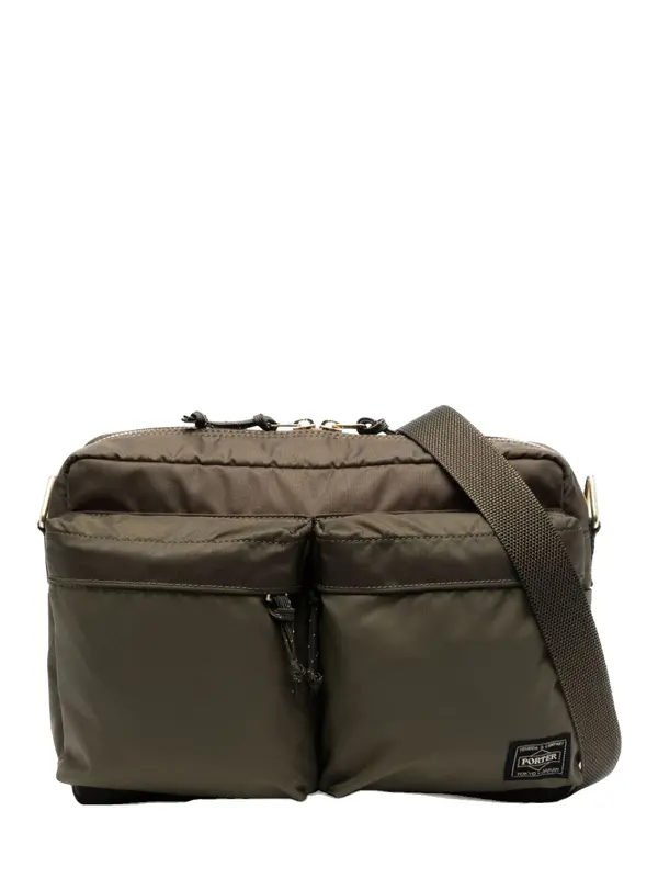 PORTER-YOSHIDA & CO Logo-patch Messenger Bag - Green
