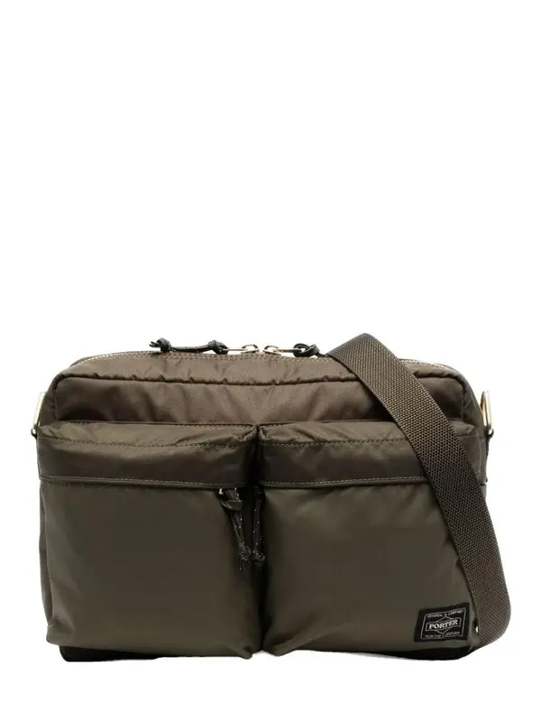 PORTER-YOSHIDA & CO Logo-patch Messenger Bag - Green