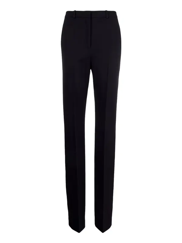 Mach & Mach Pressed-crease Trousers - Black